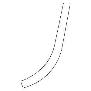 2012-2015 Scion iQ Quarter Panel Protector 58741-74010 | Toyota Parts ...