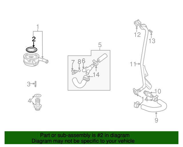 Toyota O-Ring(For Oil Cooler) Part# 9030152006 | Toyota of Colorado Springs