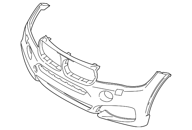 51118065887 - 2015-2019 BMW X6 Bumper Cover (51-11-8-065-887) | BMW of ...