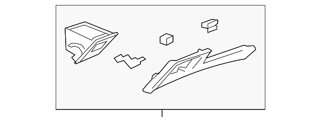 Genuine OEM Cocoa Instrument Panel Knee Bolster Part# 22869768 Fits ...