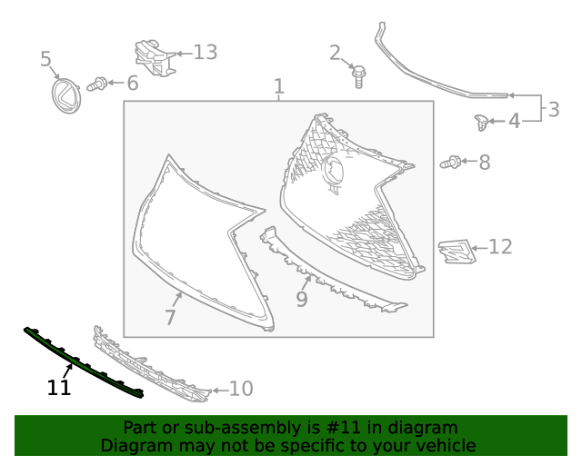 52411-78040 - Trim Plate 2018-2021 Lexus NX300 | Longo Lexus Parts