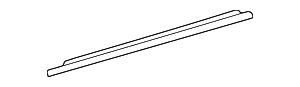2001-2007 Toyota Door Window Belt Weatherstrip (Left, Front) 75720 ...