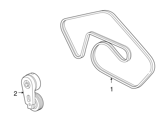 LR012625 - Serpentine Belt - 2010-2013 Land Rover Range Rover Sport ...