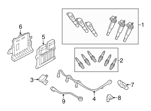 2006-2012 Hyundai Knock Sensor 39320-3C000 | QuirkParts
