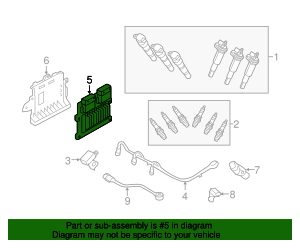 2011-2012 Hyundai Veracruz Ecm 39106-3C467 | OEM Parts Online