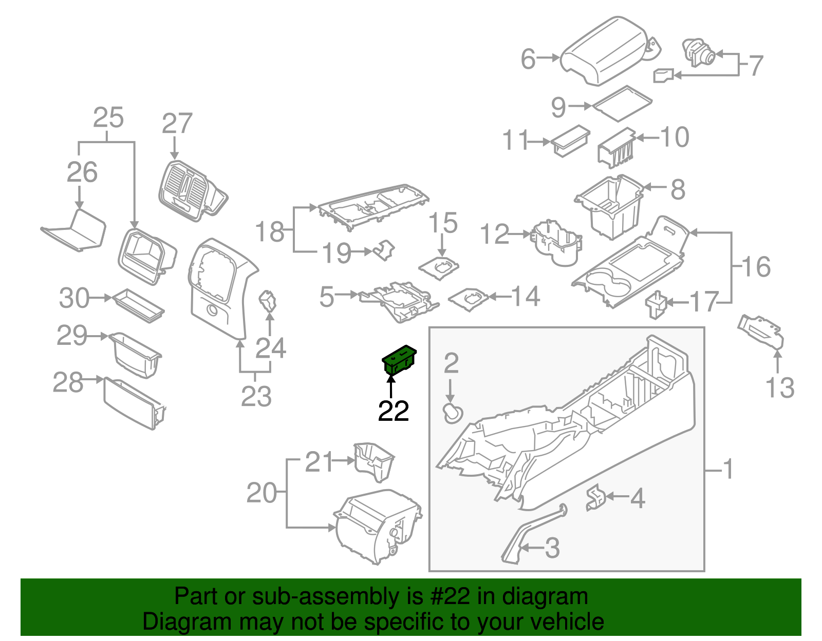 2019-2024 Porsche Macan Auxiliary Jack 95B-035-736-A | Sunset Porsche Parts