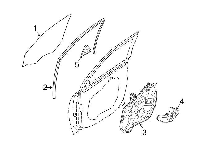 2011-2013 Kia Sorento OEM NEW 11-13 Kia Sorento Front Power Window ...