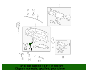77103-TA0-A00ZA - Instrument Panel Pad 2008-2010 Honda Accord ...