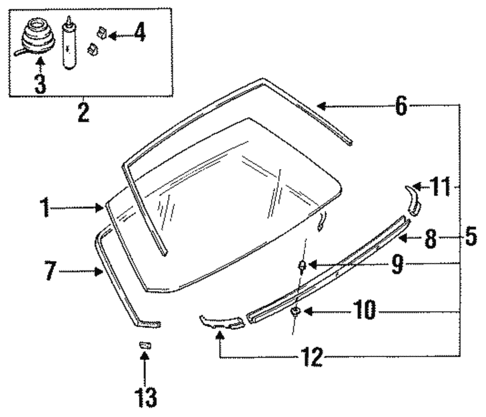 1989-1993 Nissan 240SX Lower Molding Screw 01454-00331 | Nissan Parts Plus