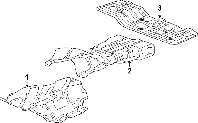 2024 Chevrolet Trax Exhaust Heat Shield 42732729 GM | Flow Automotive ...