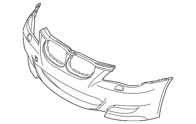 51117899051 - 2006-2007 BMW M5 Bumper Cover (51-11-7-899-051) | BMW of ...