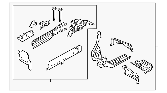 2016-2024 Mazda MX-5 Miata Apron/Rail Assembly - Driver's Side (LH ...