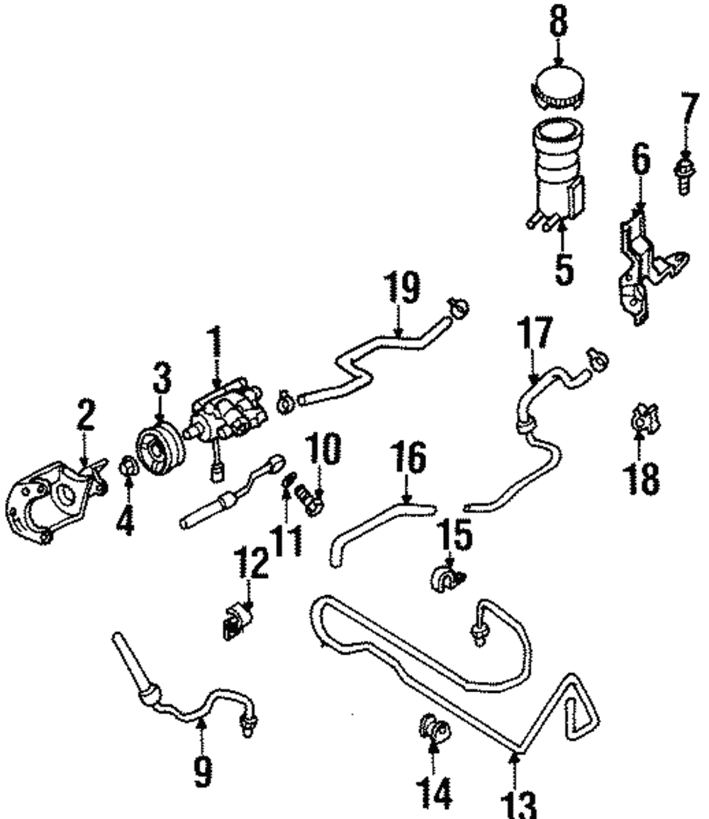 9-09571-416-0 - 1998-2002 Honda Passport - Pressure Hose Gasket ...