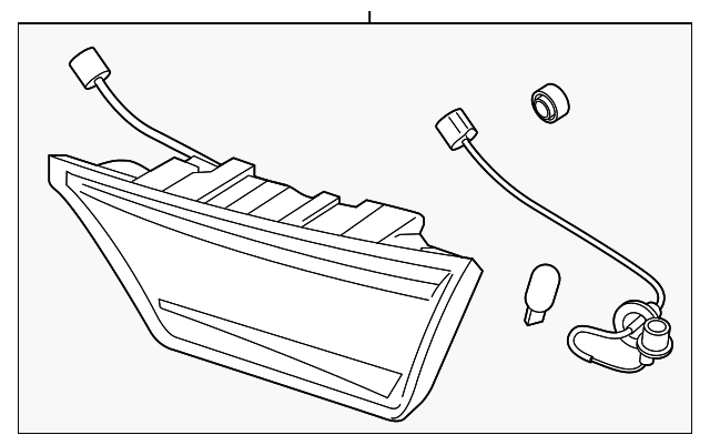 92404-M7000 - Backup Lamp Assembly 2019-2024 Kia Forte | Kia.Parts Store