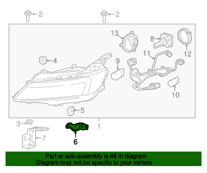 2010-2020 gm Driver Side Headlamp Bracket 25827075 | Auto Parts Express