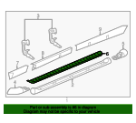 2007-2020 GM Passenger Side Running Board Step Pad 25804639 GM ...