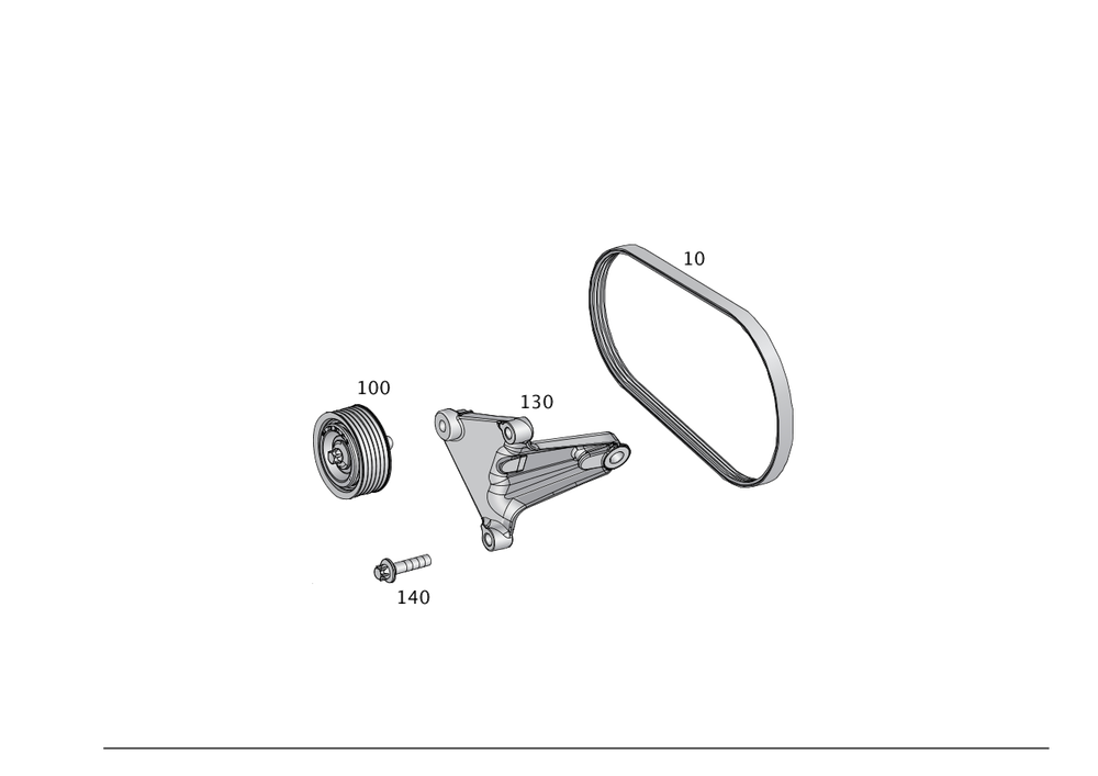 Genuine Guide Pulley for 1994-2023 Mercedes-Benz Part# 276-202-01-19 ...