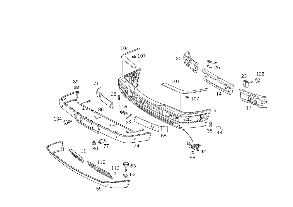 Protective Strip - Part #210-885-00-21 | Mercedes Parts Center