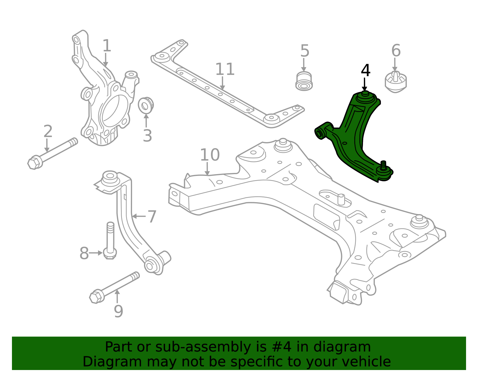 2014-2019 Nissan NV200 Suspension Control Arm 54500-9SC0B | Team Nissan ...