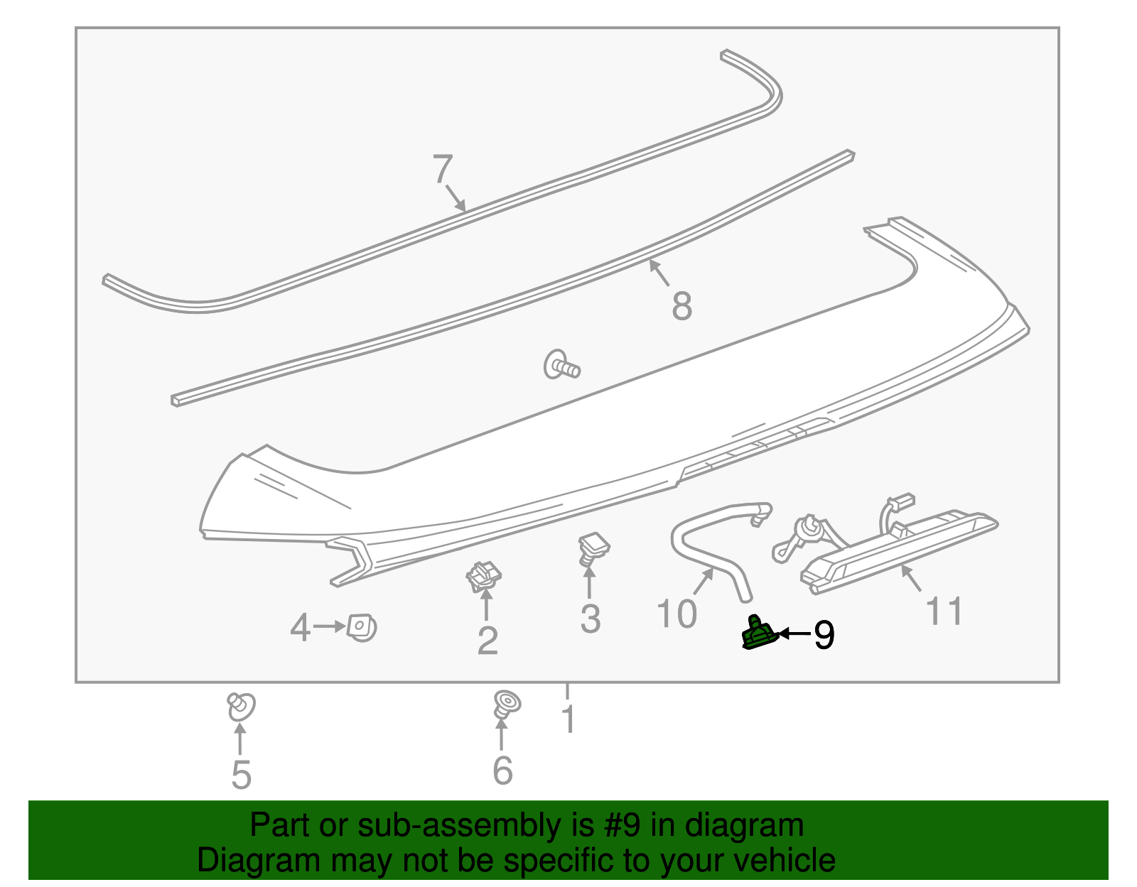 2013-2022 GM Rear Window Washer Nozzle 42766969 GM | GMPartsDirect.com