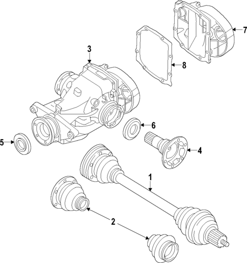 Differential for 2016 BMW X5 | Suburban Auto Parts