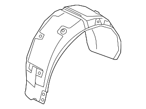 2020-2021 Genesis G90 Guard Assembly Rear Wheel Right-hand 86822-D2500 ...