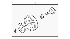 11925-EA00A - Idler Pulley - 2005-2019 Nissan | Nissan OEM Parts Direct