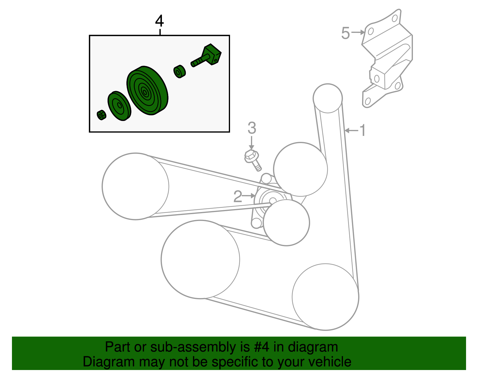 2005-2019 Nissan Frontier Idler Pulley 11925-EA010 | OEM Parts Online