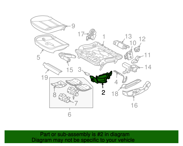52107058569 - 2004-2014 BMW Actuator (52-10-7-058-569) | BMW of South ...