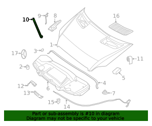 2010-2018 Mercedes-Benz Support Rod 906-887-00-72 | MB Parts Center