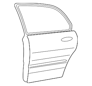 2001-2006 Kia Optima Door Shell 77004-3C020 | QuirkParts