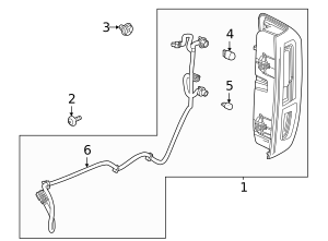 2018-2021 GM Tail Lamp Retainer 84221533 | TascaParts.com