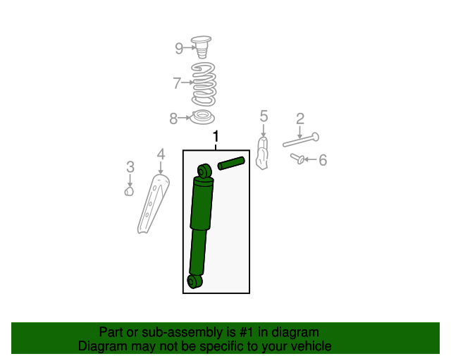 23147604 Absorber - New OEM Part From GM Parts Direct | GM Parts Store