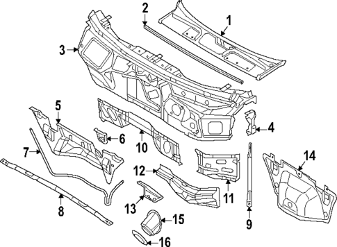 Cowl for 2019 Audi SQ5 | OEM Parts Online