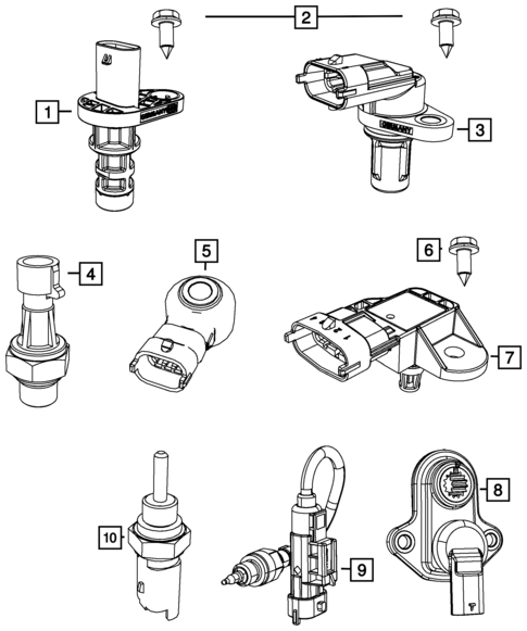 Sensors for 2014 Fiat 500L | Mopar Parts