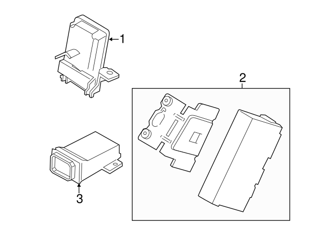 2015-2023 Ford Control Module FL3Z-19H332-D | OEM Parts Online