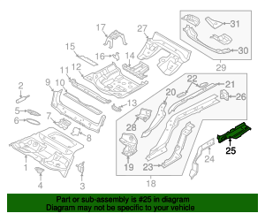 8W0-802-090-A - Floor Extension 2017-2024 Audi | AutoNationParts.com