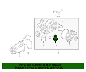 2008-2012 GM Differential Carrier Bushing 20914915 | TascaParts.com