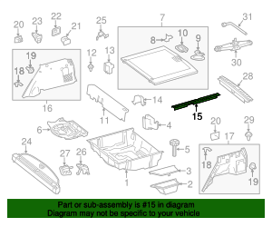2012-2019 Mercedes-Benz Side Bracket 166-684-27-00 | AutoNationParts.com