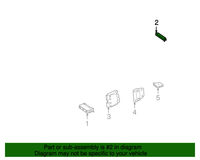 211-820-25-75 - Receiver 2003-2011 Mercedes-Benz | Mercedes-Benz USA Parts
