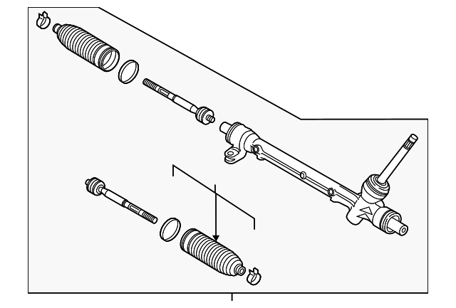 2016-2020 Toyota Steering Gear 45510-WB006 | Toyota Parts Center