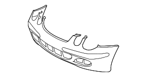 Genuine OEM Bumper Cover | 211-885-32-25 | Fits Select 2007-2009 ...
