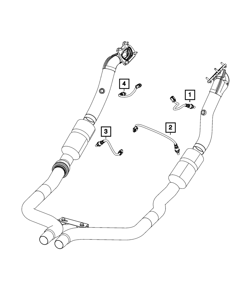 2018-2025 Mopar Oxygen Sensor 68291046AA | Mopar eStore