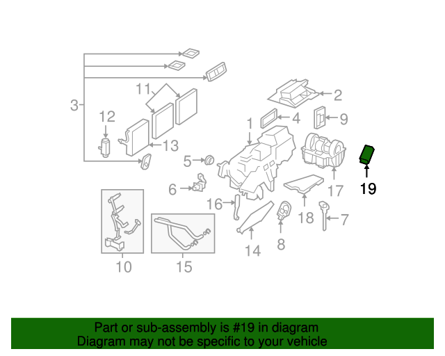 2007-2014 Mercedes-Benz HVAC Blower Motor Control Module 221-870-67-58 ...