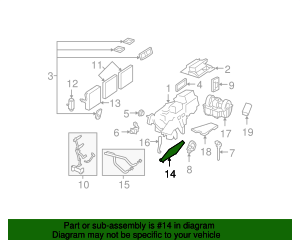221-830-00-61 - HVAC Heater Core 2007-2013 Mercedes-Benz ...