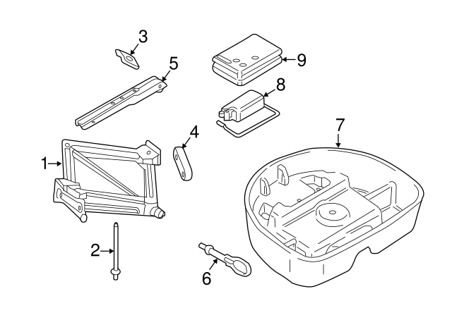2015-2022 Ford Cargo Organizer, Soft-Sided Standard, Folding HE5Z ...