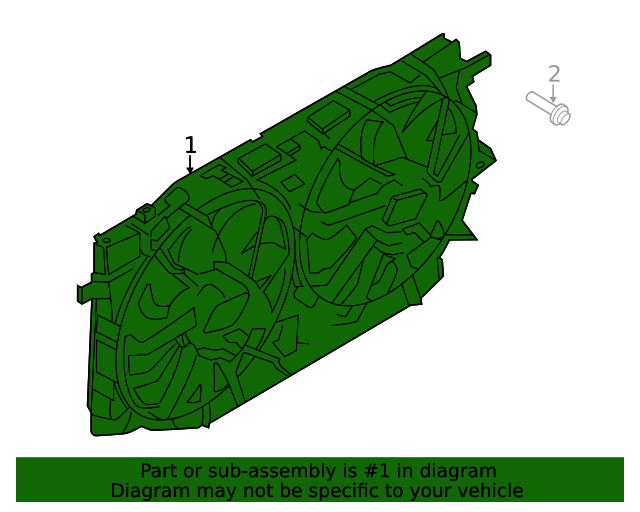 2021-2024 Ford Bronco Fan Module MB3Z-8C607-F | OEM Parts Online