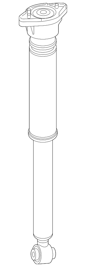 2053207403 - Shock Absorber 2017-2020 Mercedes-Benz C 43 AMG ...
