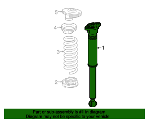 205-320-31-30 - Shock Absorber - 2017-2023 Mercedes-Benz ...