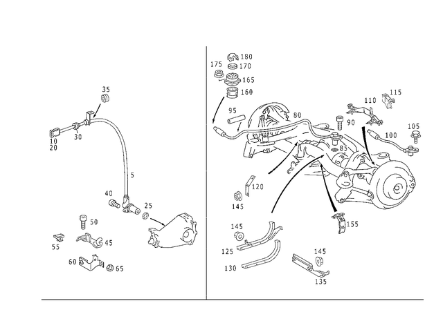 124-540-23-17 - Rotational Speed Sensor 1992-1993 Mercedes-Benz ...